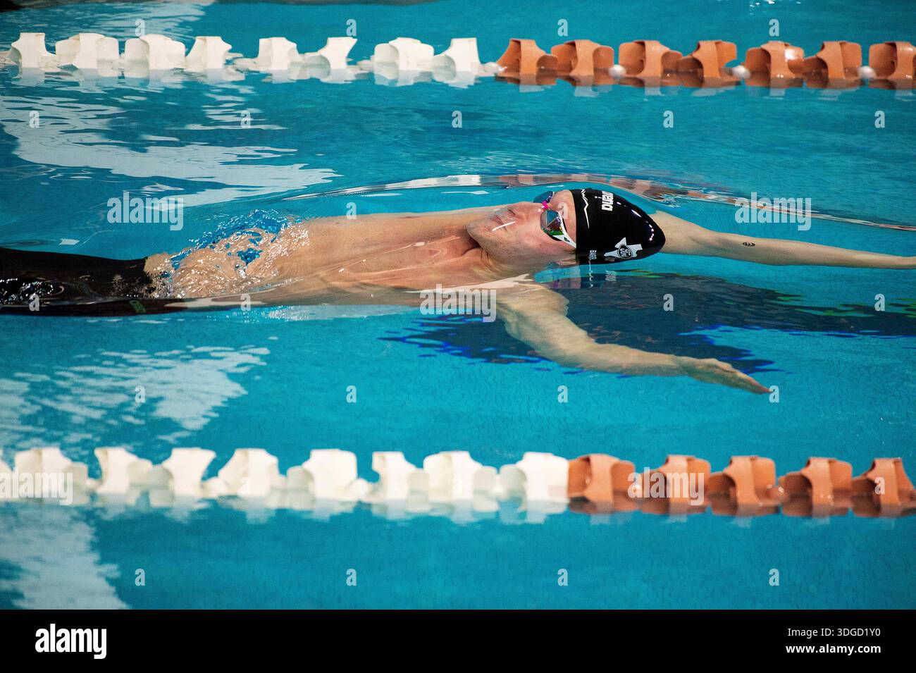 January 16, 2026: Luke Barr competing in the menÕs 50 LC Meter ...