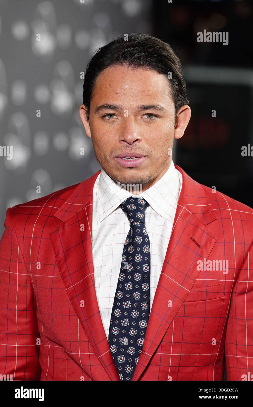 Anthony Ramos attending the UK premiere of The Beauty at London's Odeon ...