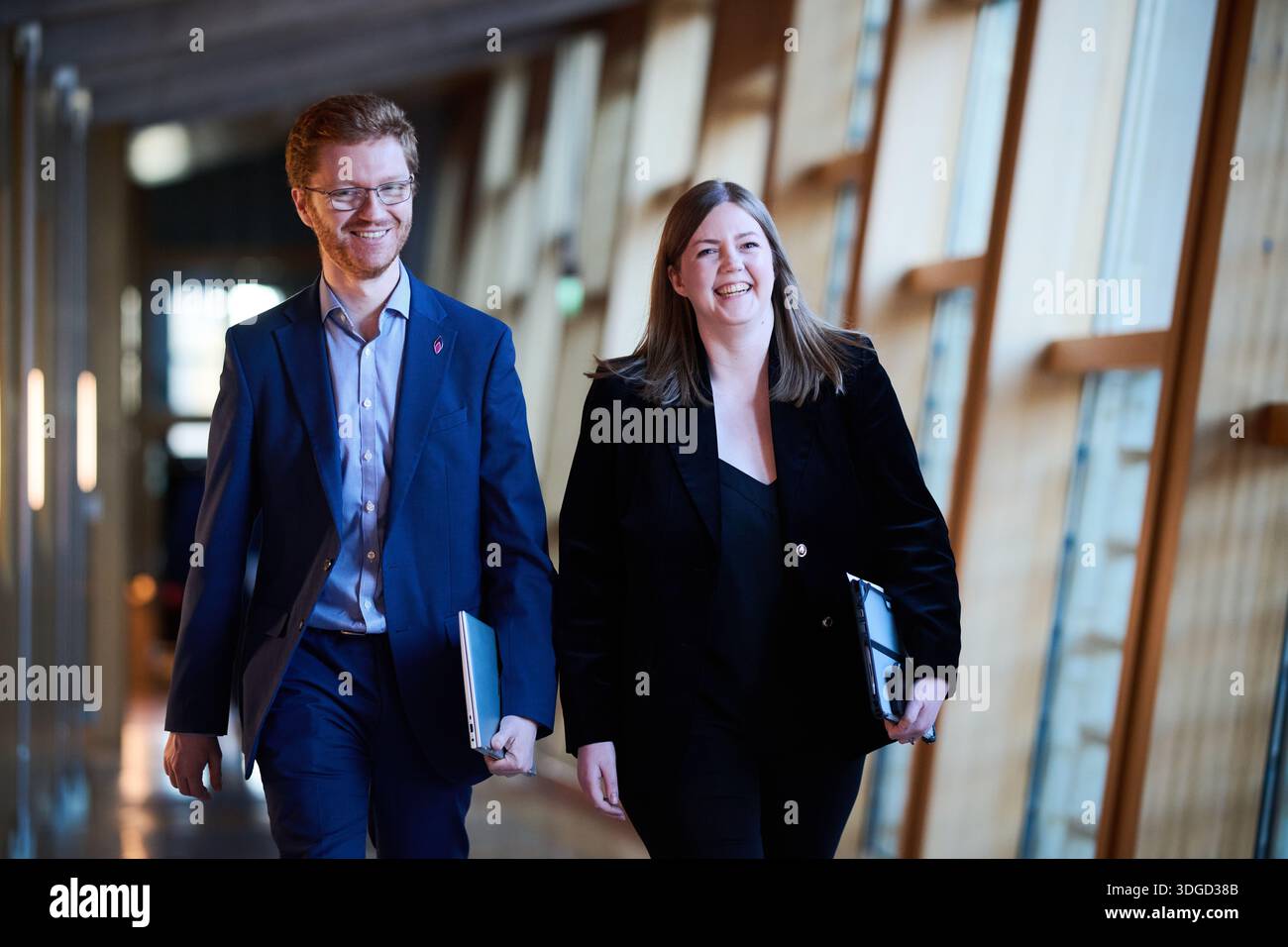 Edinburgh Scotland, UK 15 January 2026. Scottish Green Party leaders ...