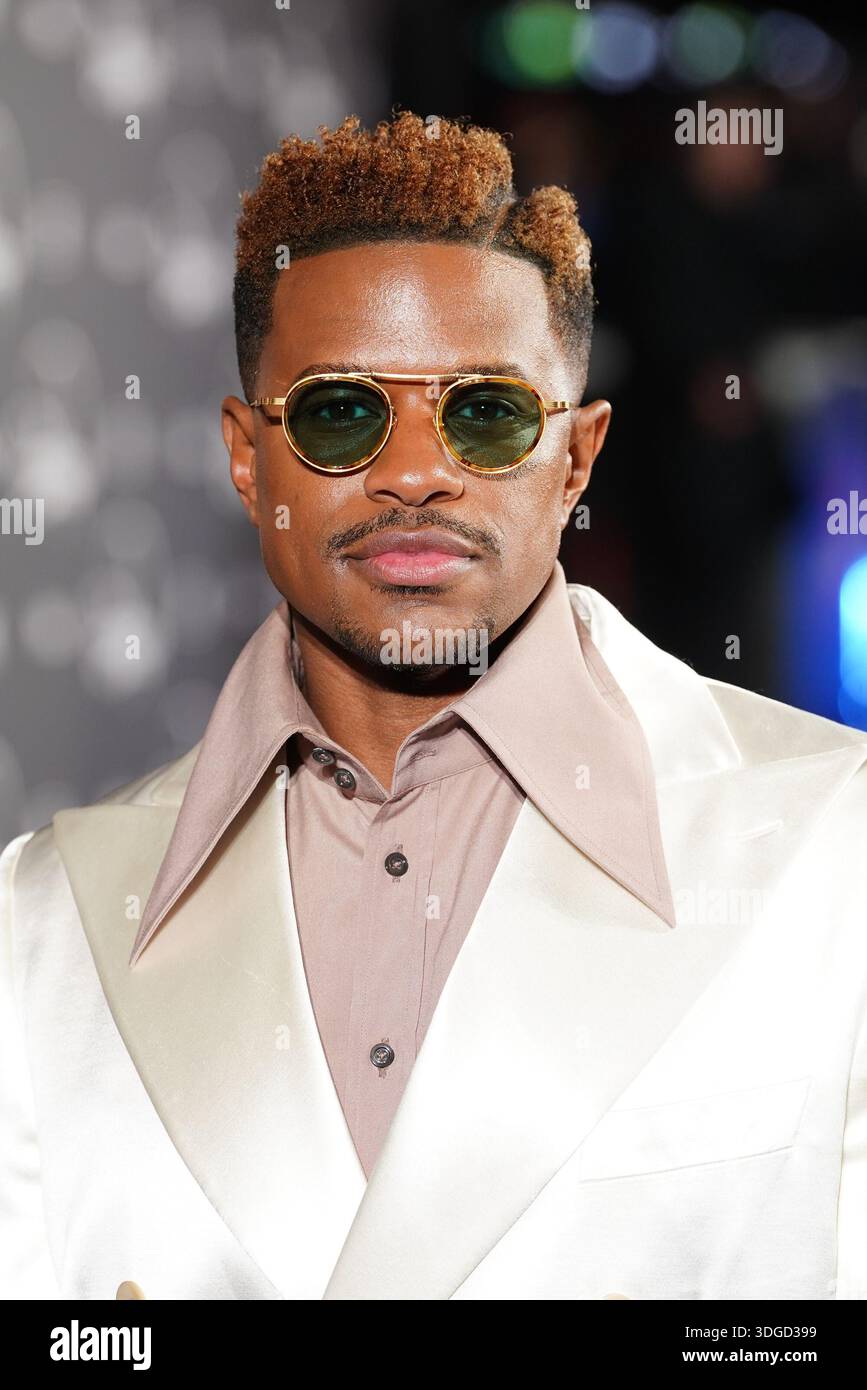 Jeremy Pope attending the UK premiere of The Beauty at London's Odeon ...