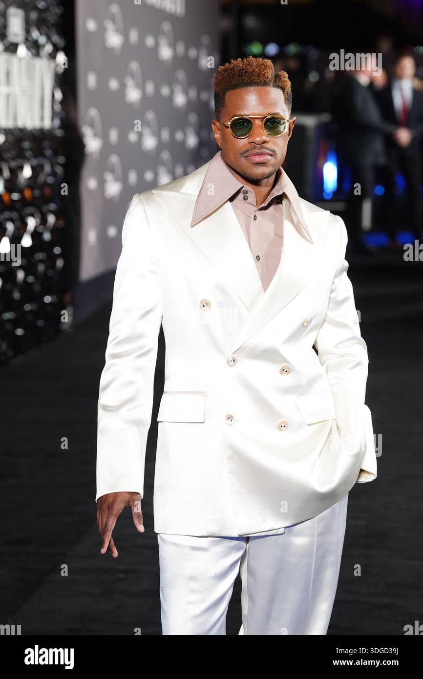 Jeremy Pope attending the UK premiere of The Beauty at London's Odeon ...