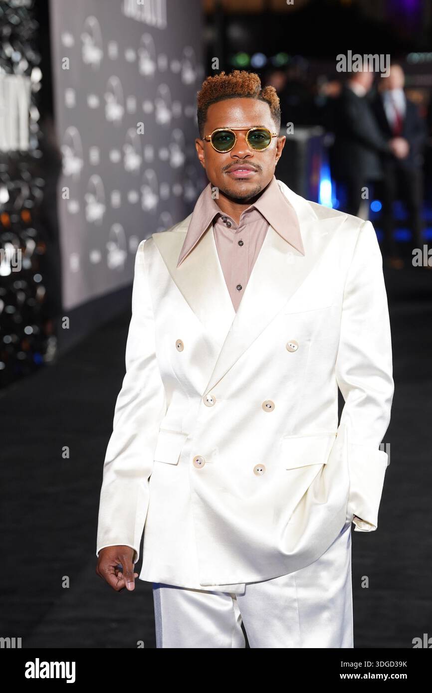 Jeremy Pope attending the UK premiere of The Beauty at London's Odeon ...