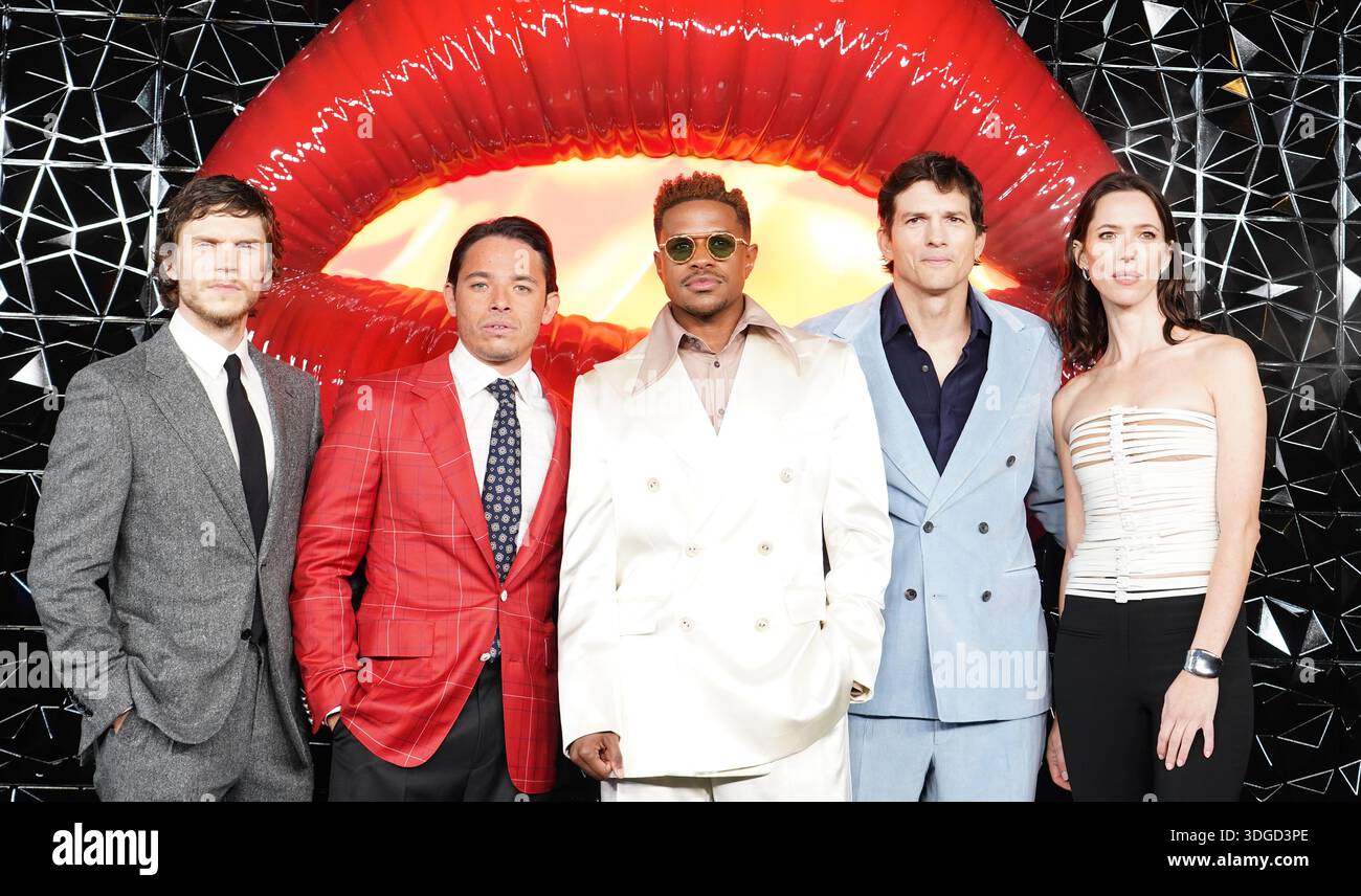 (left- right) Evan Peters, Anthony Ramos, Jeremy Pope, Ashton Kutcher ...