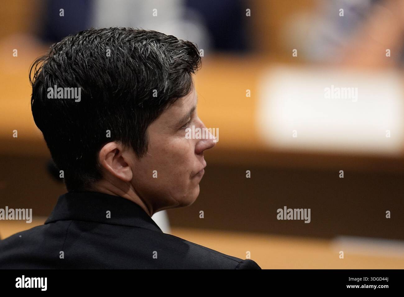 Mendota Heights police chief Kelly McCarthy attends a field hearing on ...