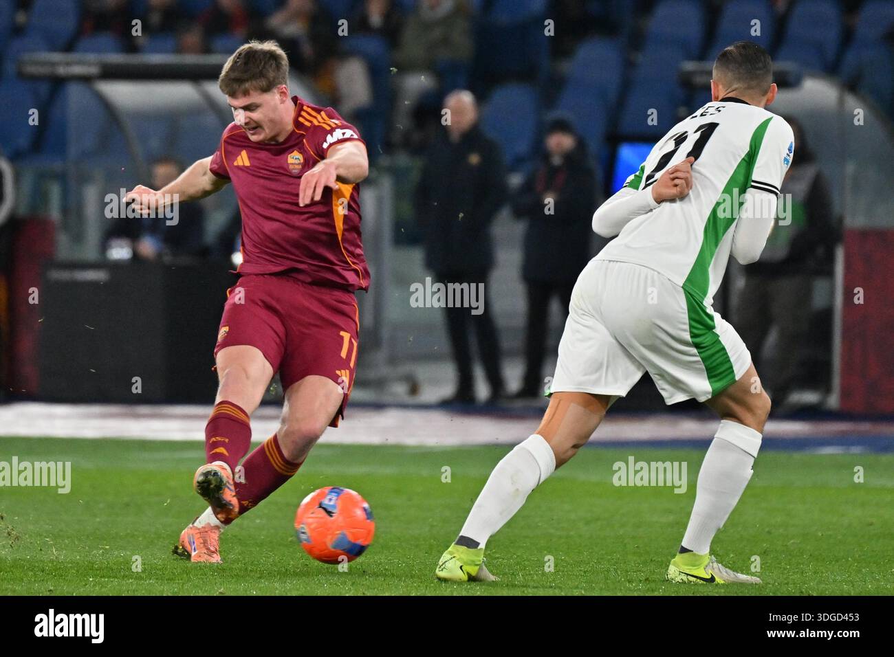 Evan Ferguson the Italian championship Serie A 2025-2026 football match ...