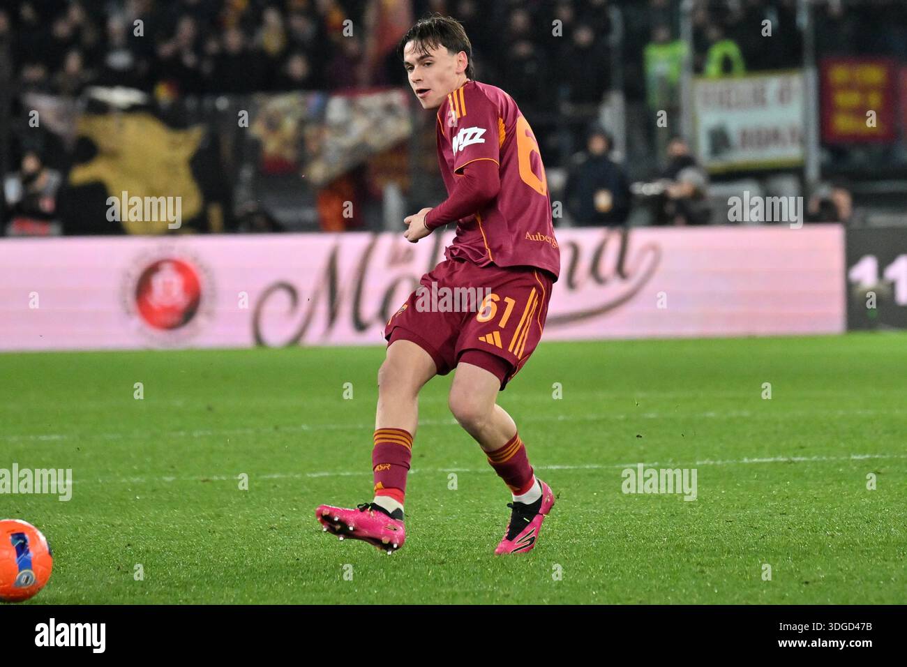 Niccolò Pisilli the Italian championship Serie A 2025-2026 football ...