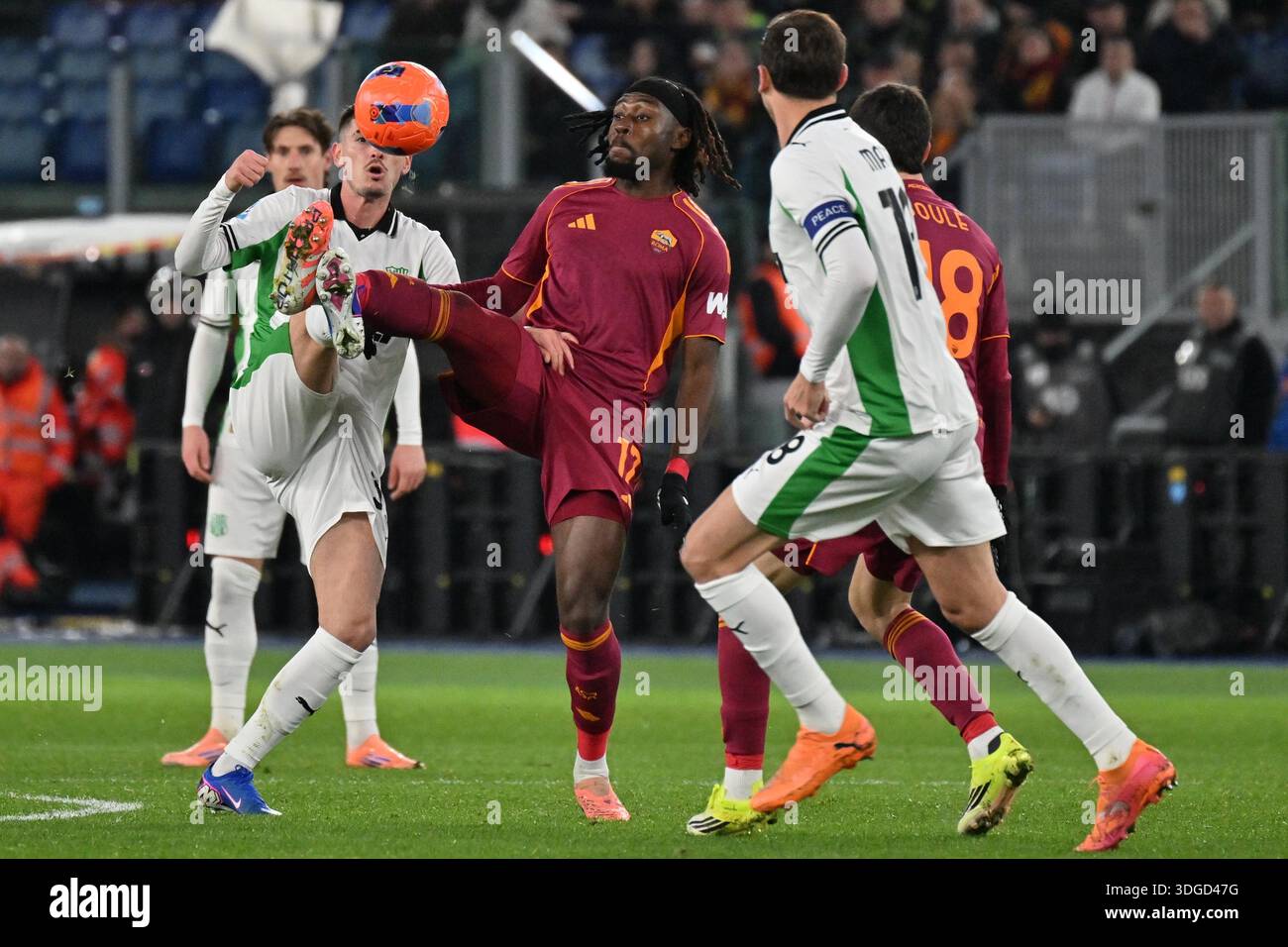 Manu Koné the Italian championship Serie A 2025-2026 football match ...