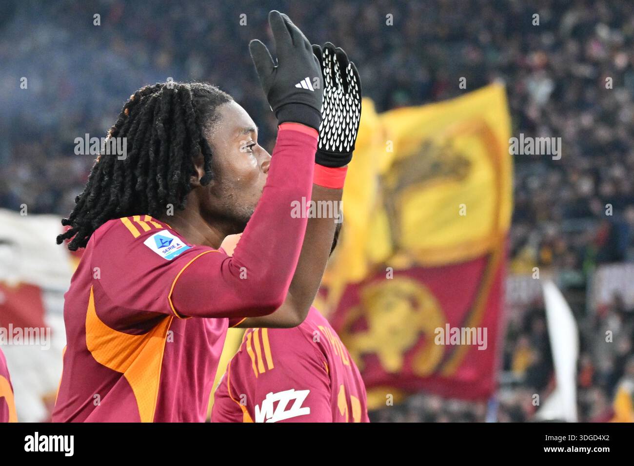 After goal Manu Koné the Italian championship Serie A 2025-2026 ...