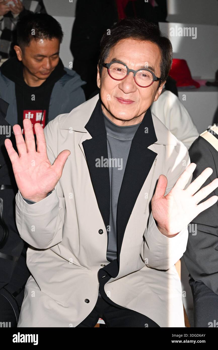 Milan, Italy. 16th Jan, 2026. Men's Fashion, Fall/Winter 2026 - Li-Ning ...