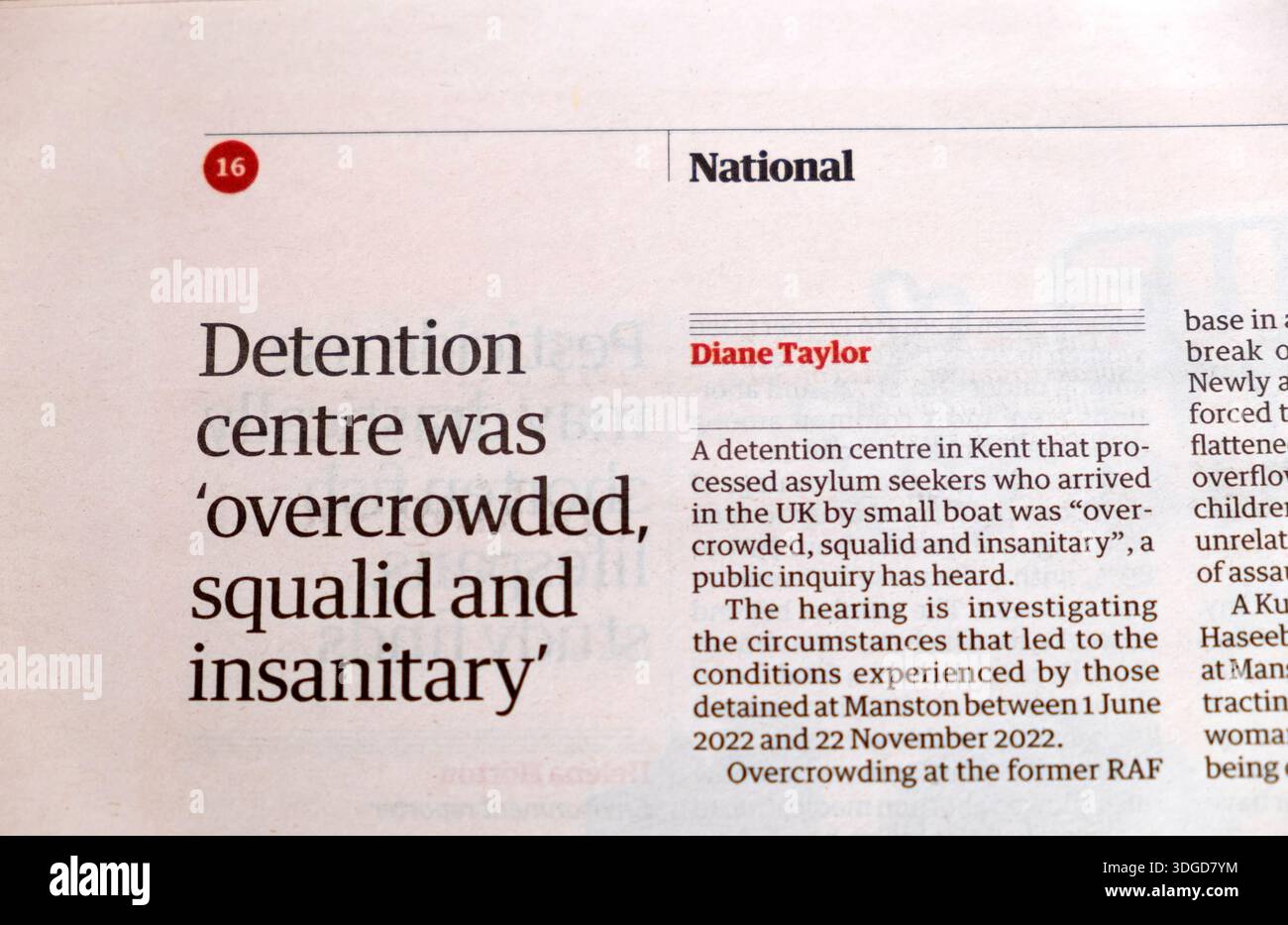 Kent 'Detention centre was 'overcrowded, squalid and insanitary ...