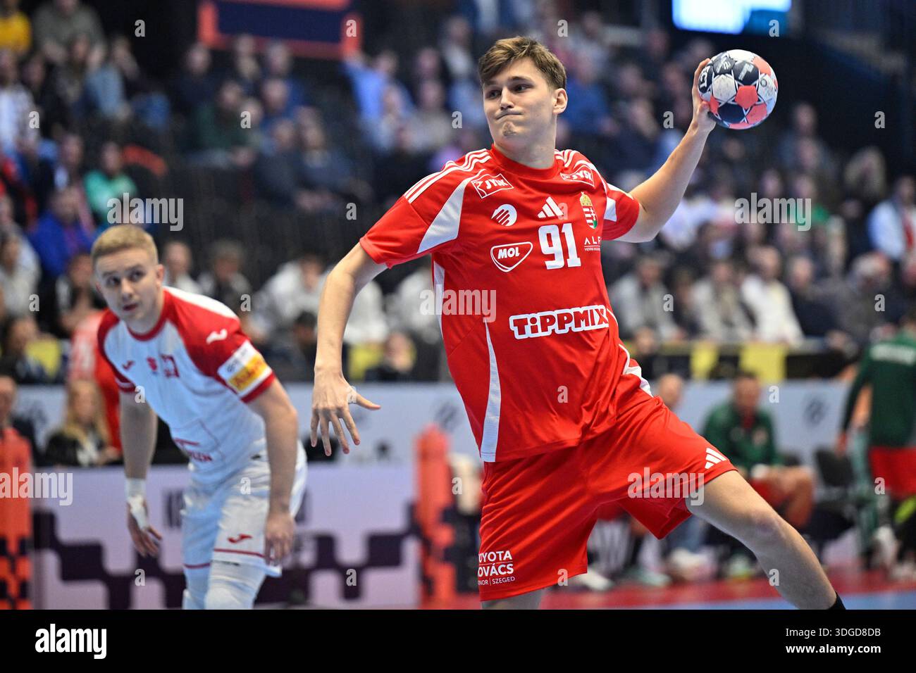 Hungary's Bence Imre in action during the European Championship ...