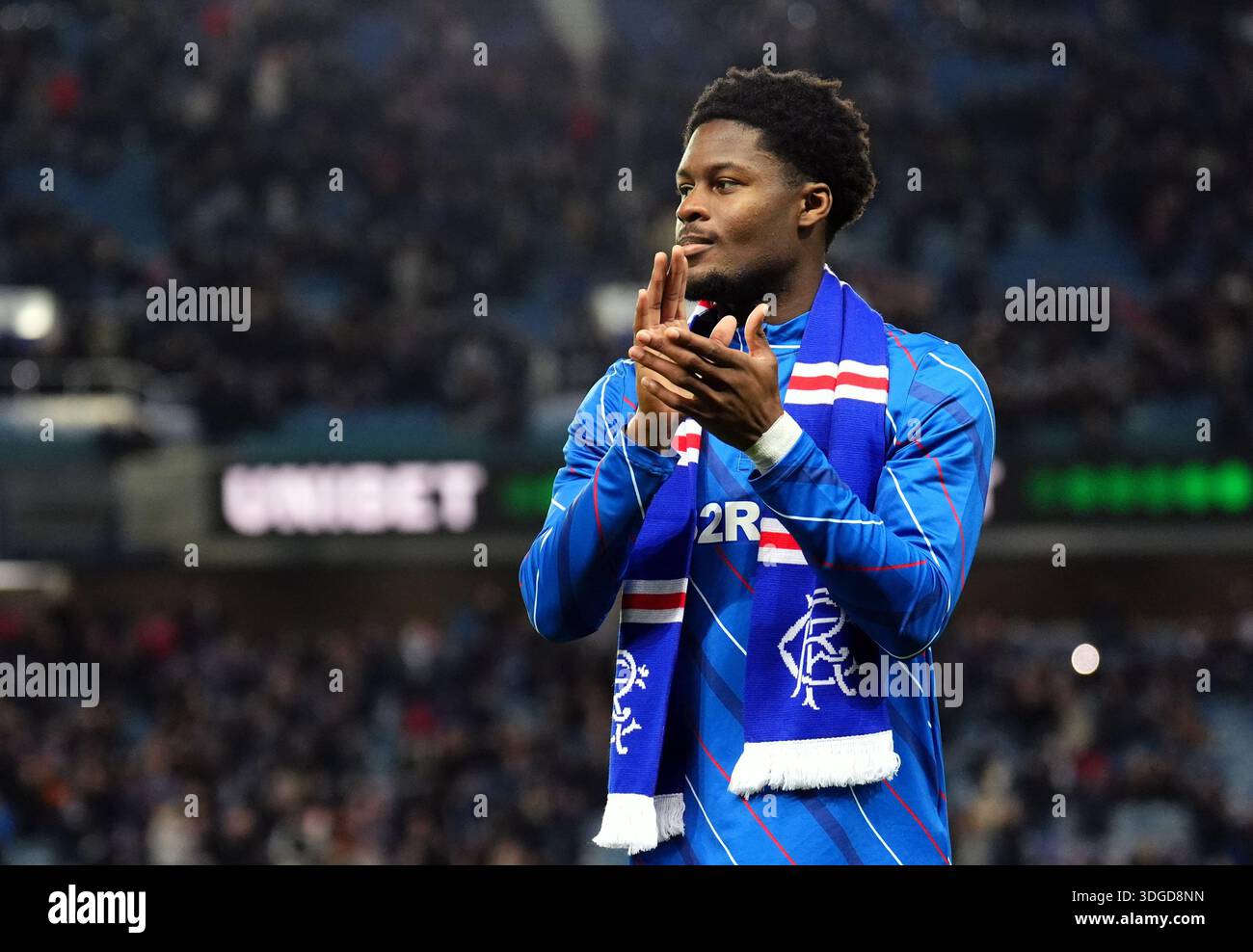 Rangers' Tochi Chukwuani ahead of the Scottish Gas Men's Scottish Cup ...