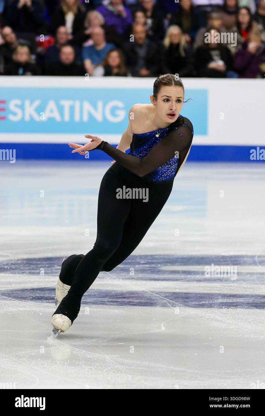 Day Three. 16th Jan, 2026. Kristin Spours of Great Britain competes in ...