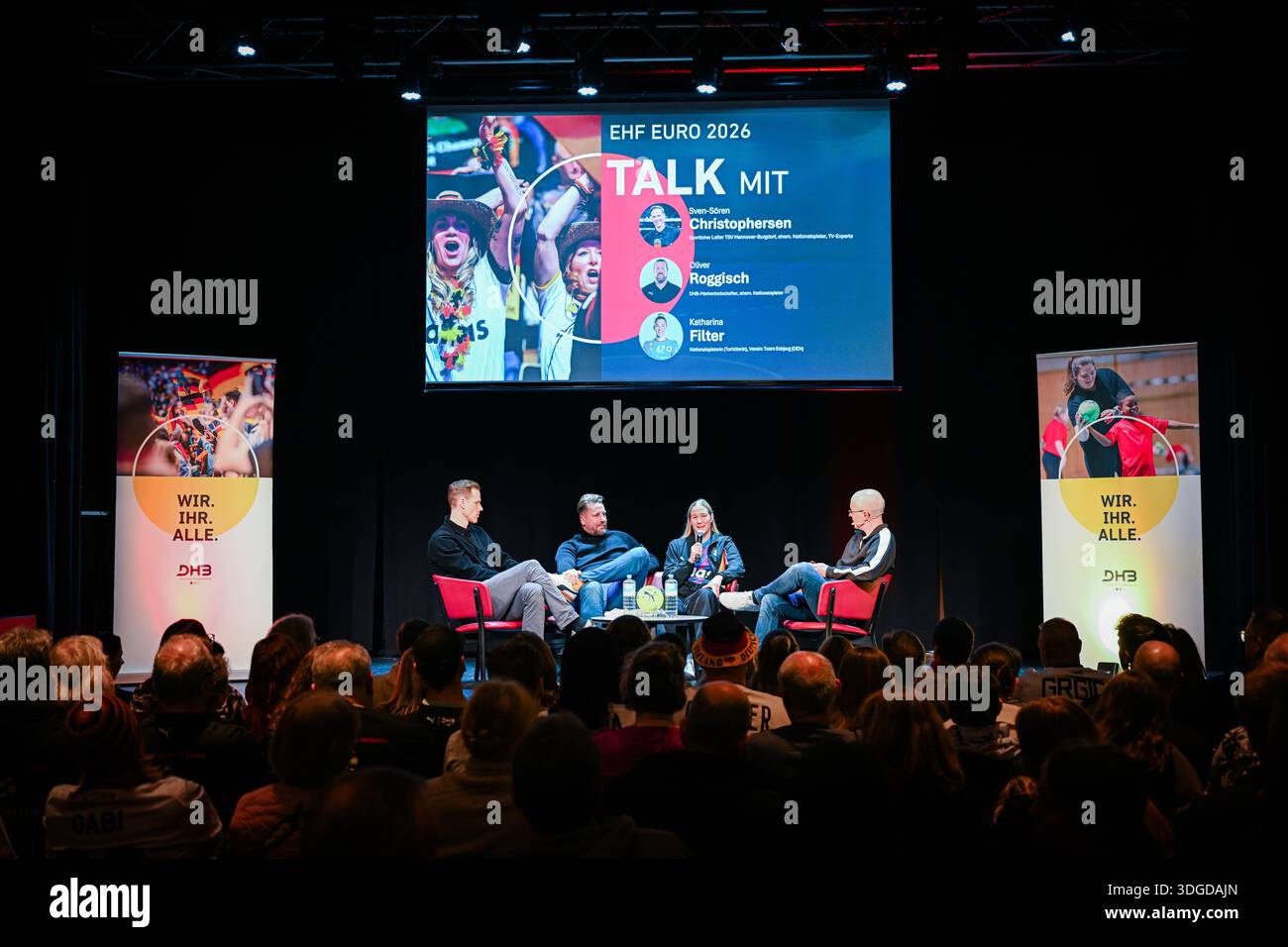 Silkeborg, Denmark. 16th Jan, 2026. Sven-Sören Christophersen (l-r ...