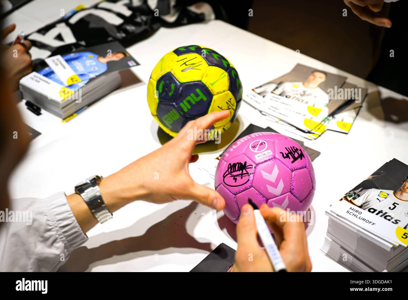 Silkeborg, Denmark. 16th Jan, 2026. The players of the national ...