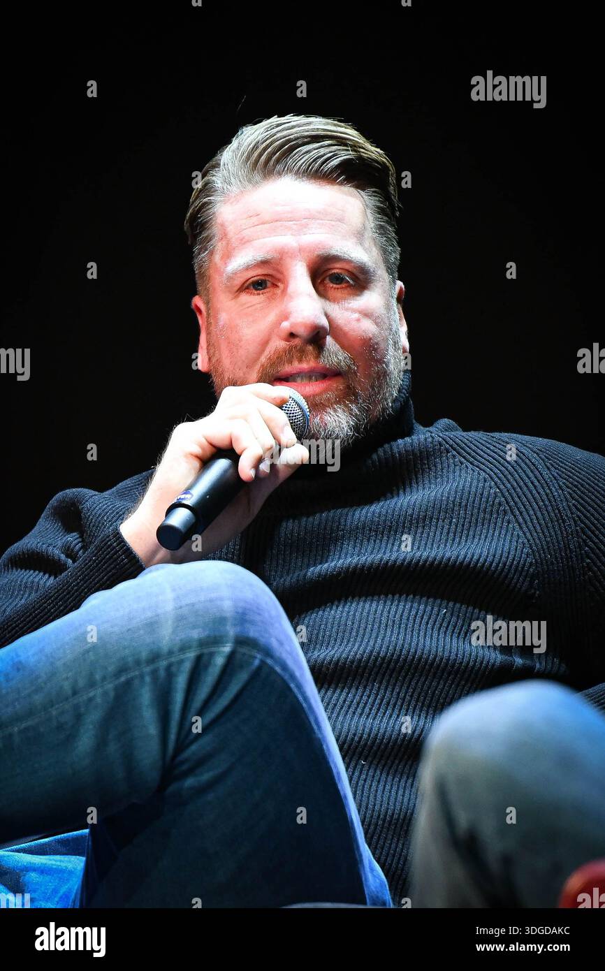 Silkeborg, Denmark. 16th Jan, 2026. Oliver Roggisch, former handball ...
