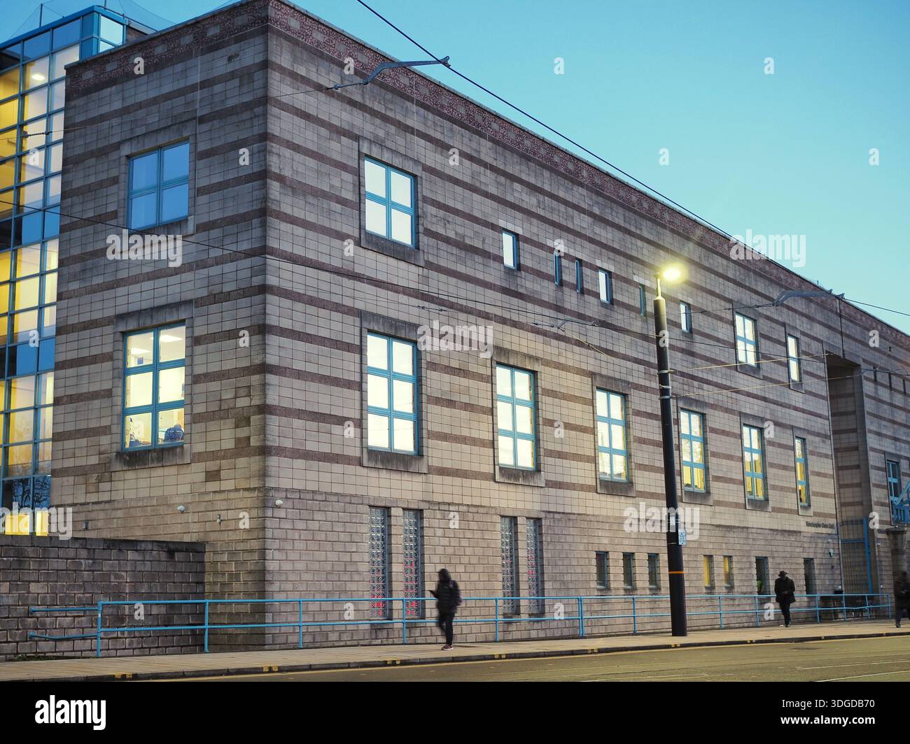 Wolverhampton Crown Court and County Court building at dusk - January ...