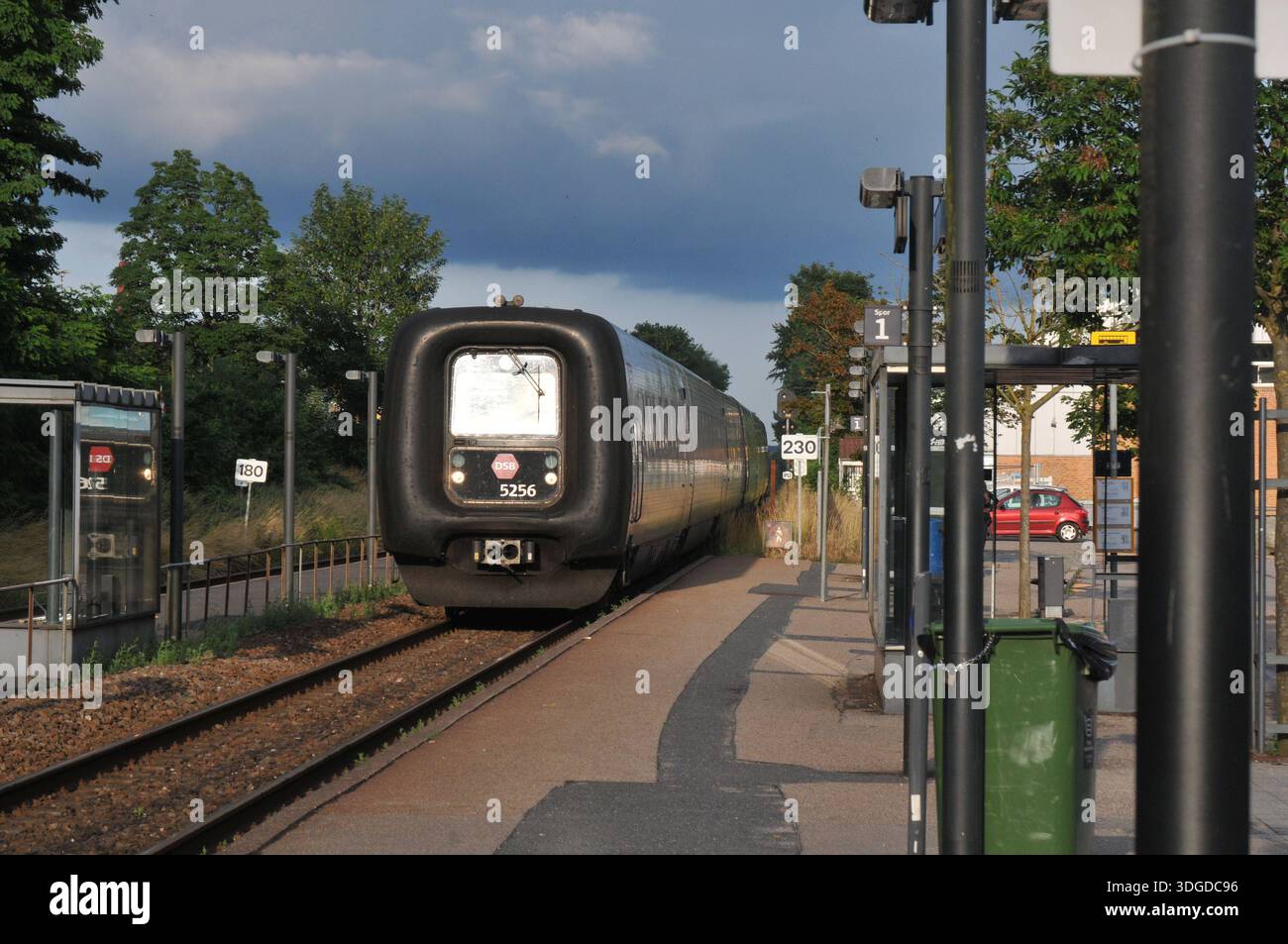 Jyderup Denmark. 04 July 2021, Danish public train transport in danish ...