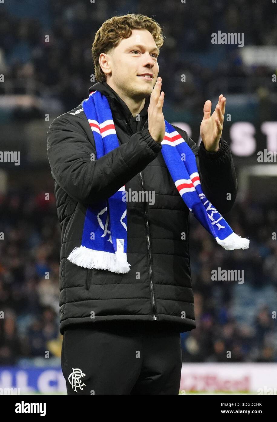 Rangers' Andreas Skov Olsen ahead of the Scottish Gas Men's Scottish ...