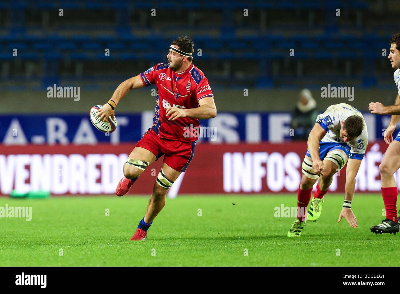 Jerome DUFOUR of Beziers during the Pro D2 match between Beziers and ...