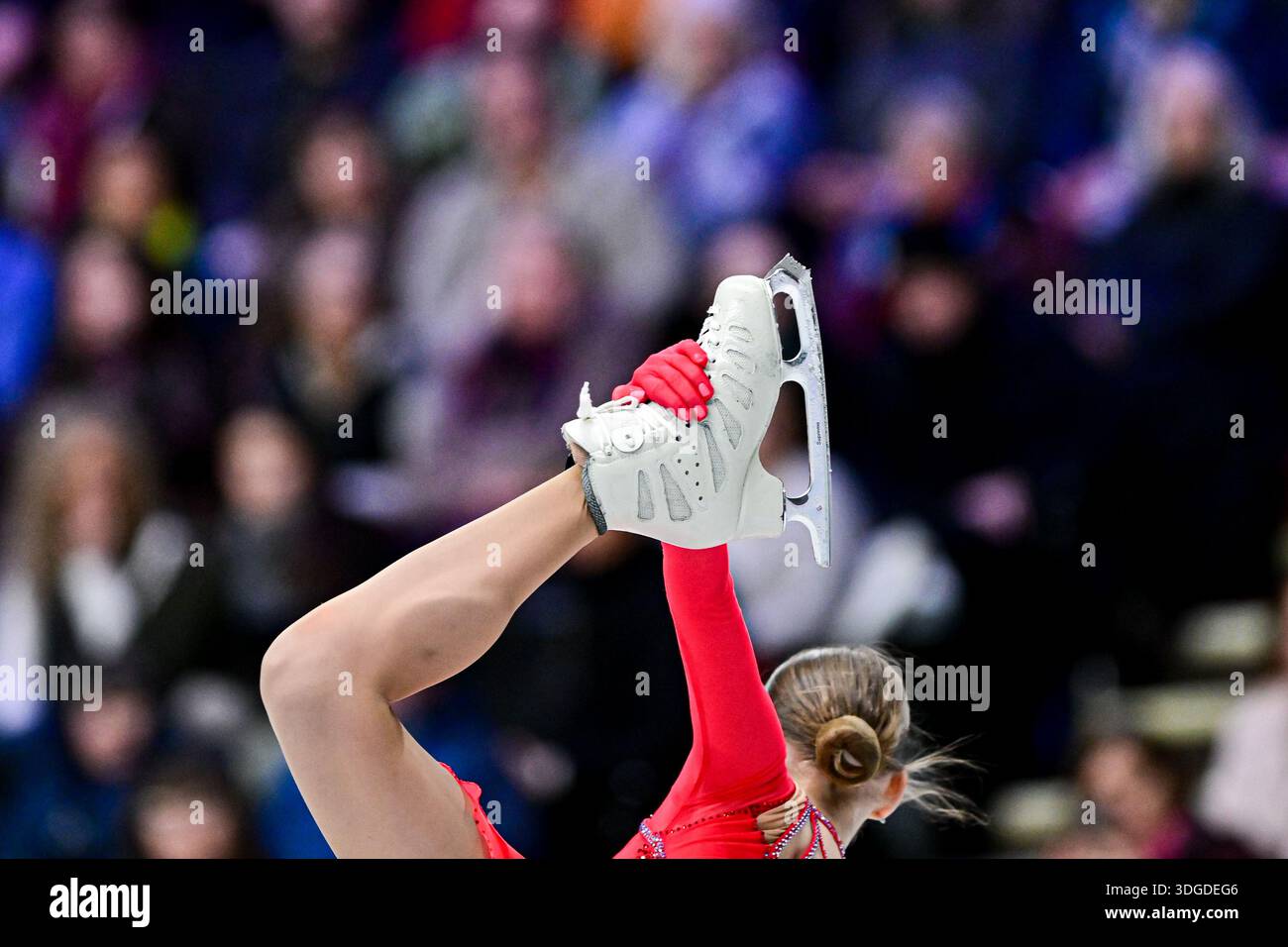 Mariia SENIUK (ISR), during Women Free Skating, at the ISU Figure ...