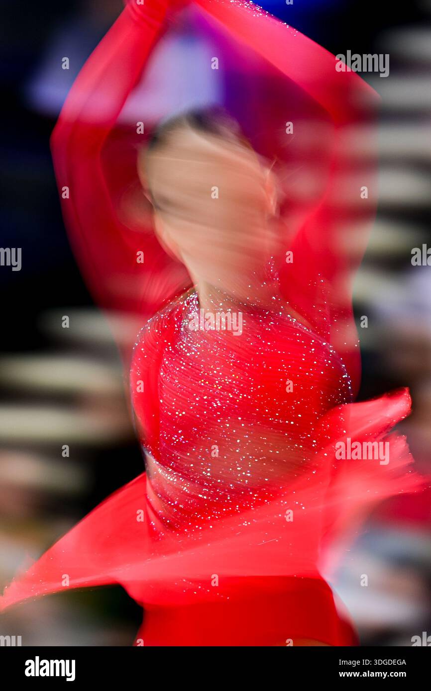 Mariia SENIUK (ISR), during Women Free Skating, at the ISU Figure ...
