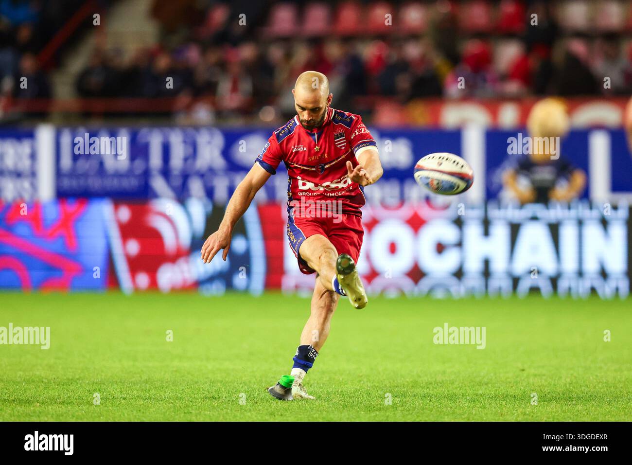 =aa9=during the Pro D2 match between Beziers and Aurillac at Stade ...