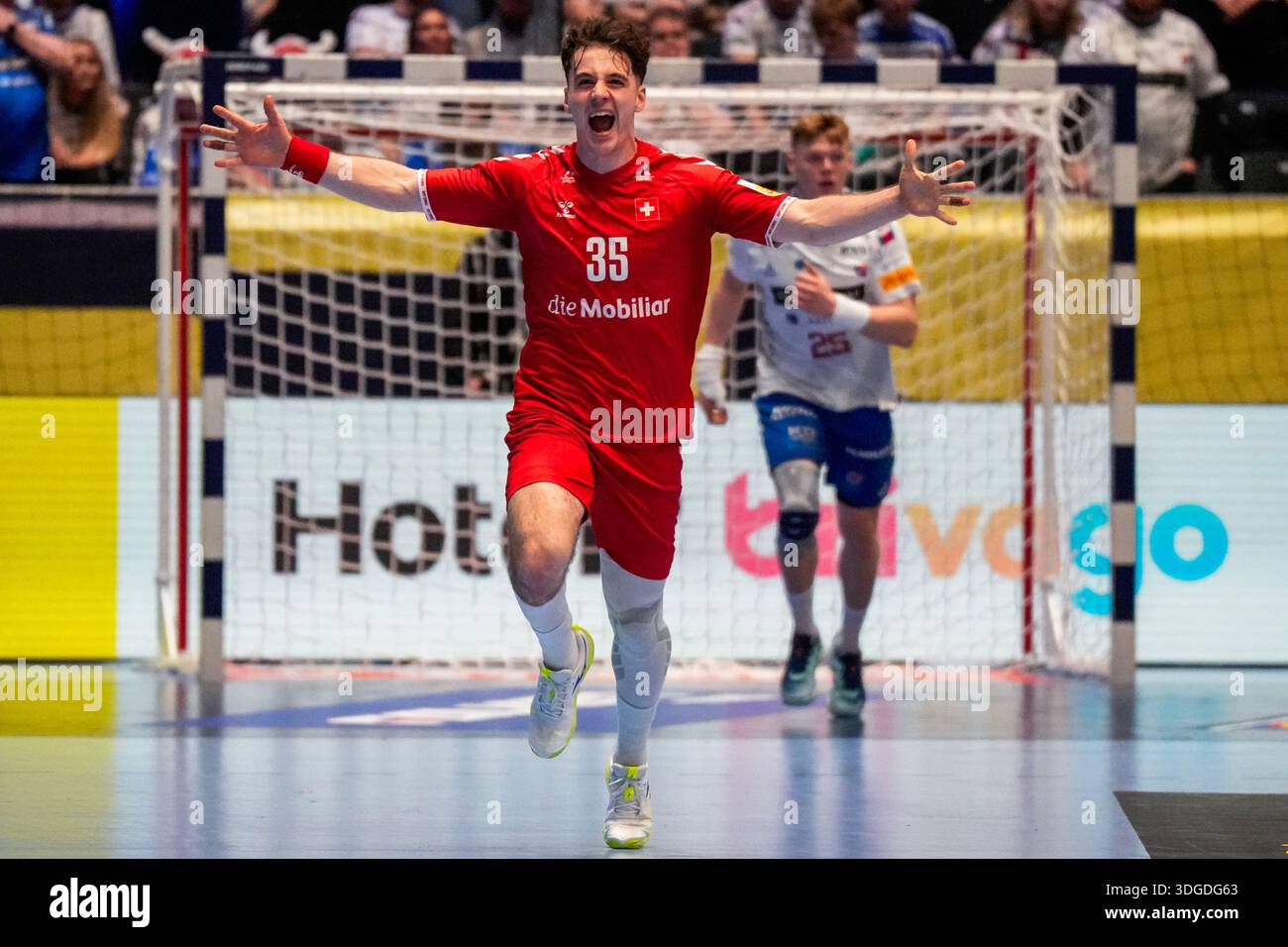 Bærum 20260116. Switzerland's Noam Leopold during the European ...