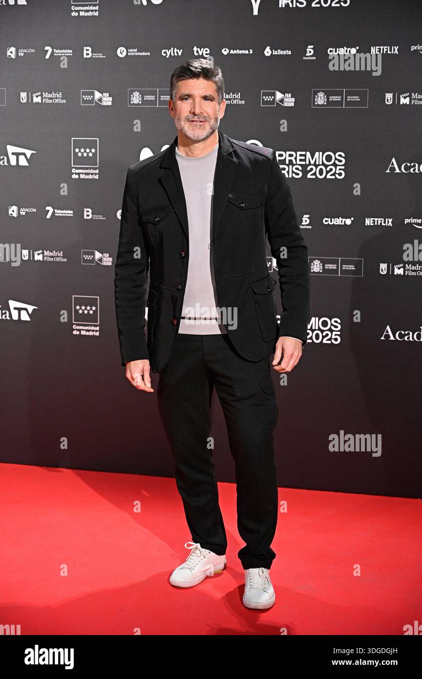 Toño Sanchis at the Iris Awards 2025 at the Real Casa de Correo on 16 ...