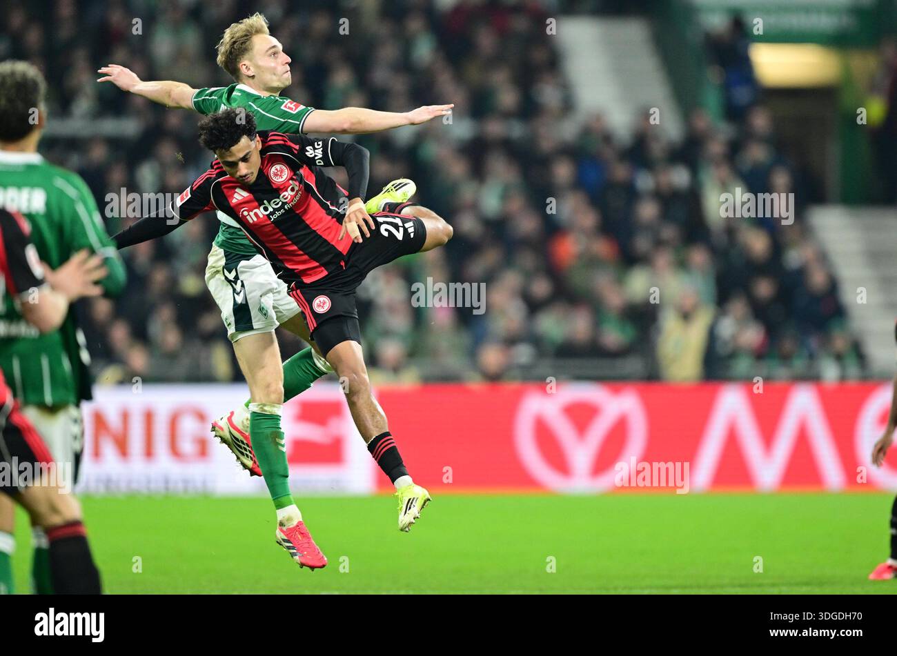 from left: Nathaniel Brown (Frankfurt), Amos Pieper Bremen, January 16 ...