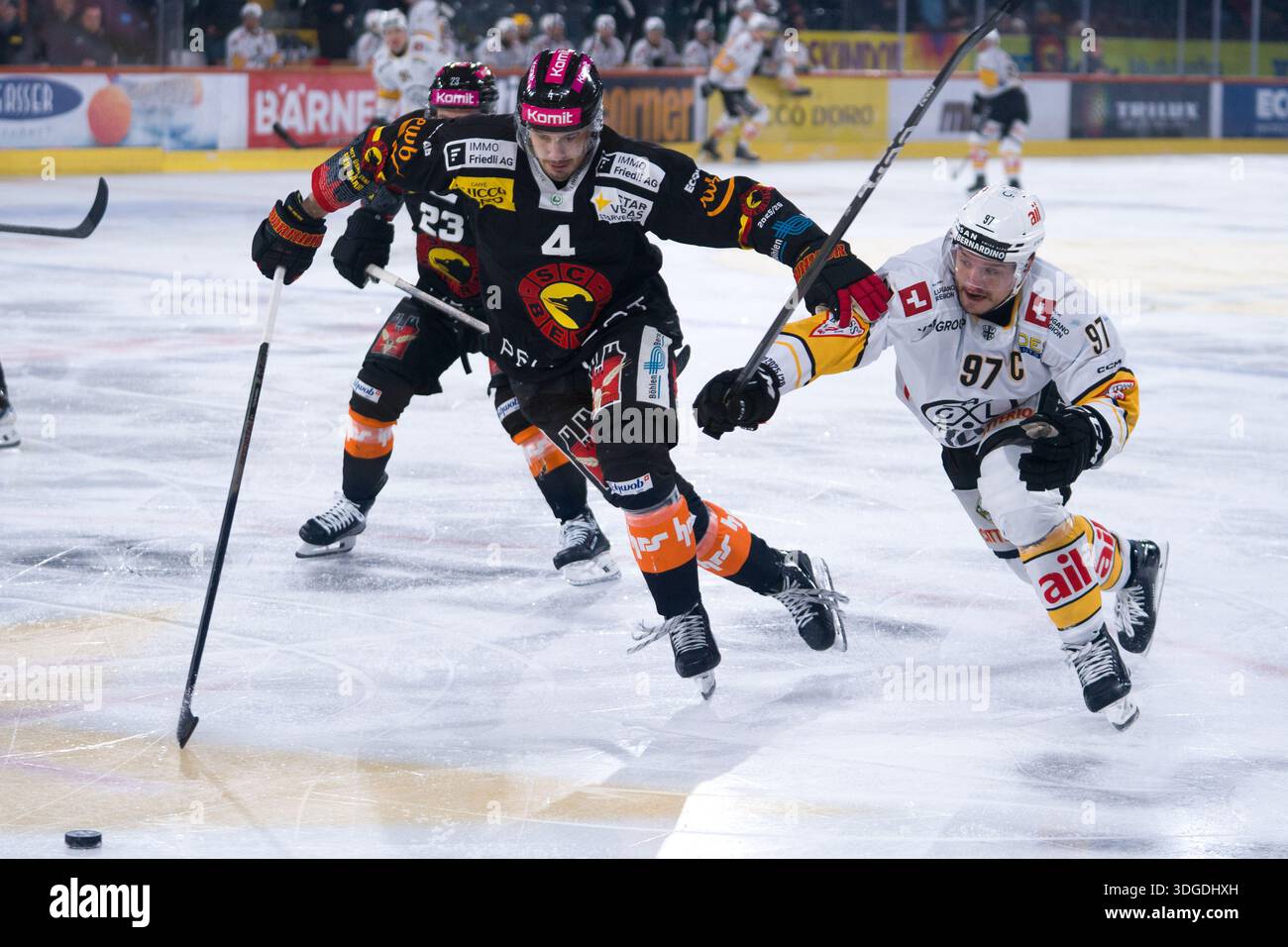 16/01/2026, Bern, PostFinance Arena, NL: SC Bern - HC Lugano, #4 Hardy ...