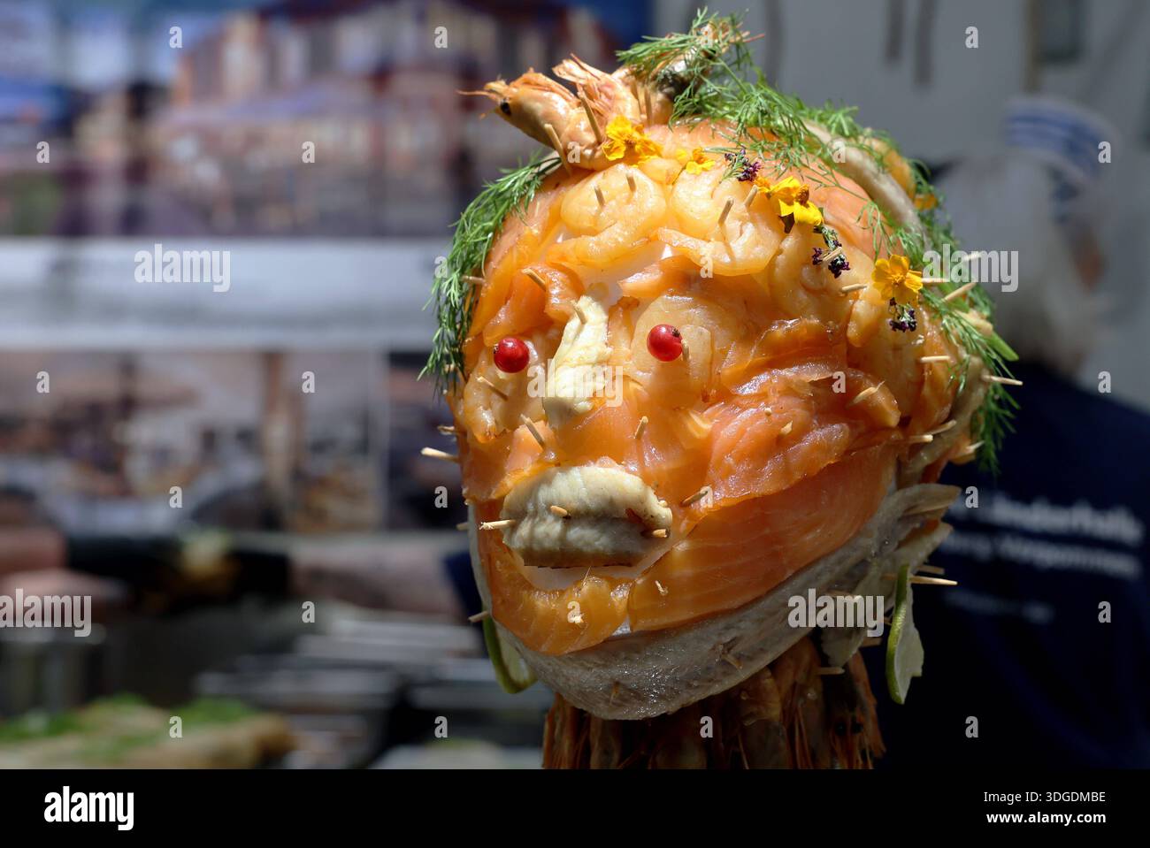 16.01.2026, Berlin - Deutschland. Grüne Woche, Fischkopp aus ...