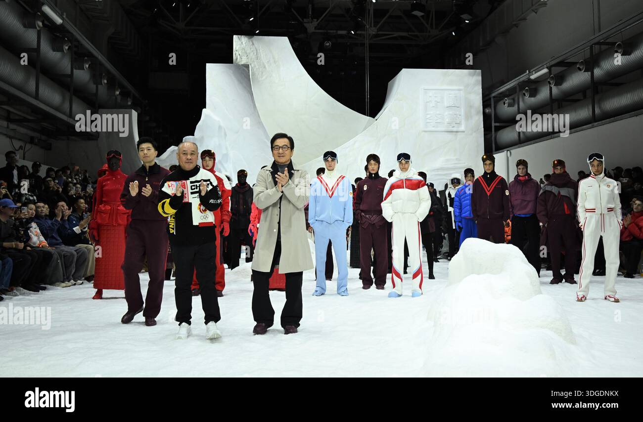 Milan, Italy. 16th Jan, 2026. Milan, Italy Li-ning Fall 2026 Men's ...