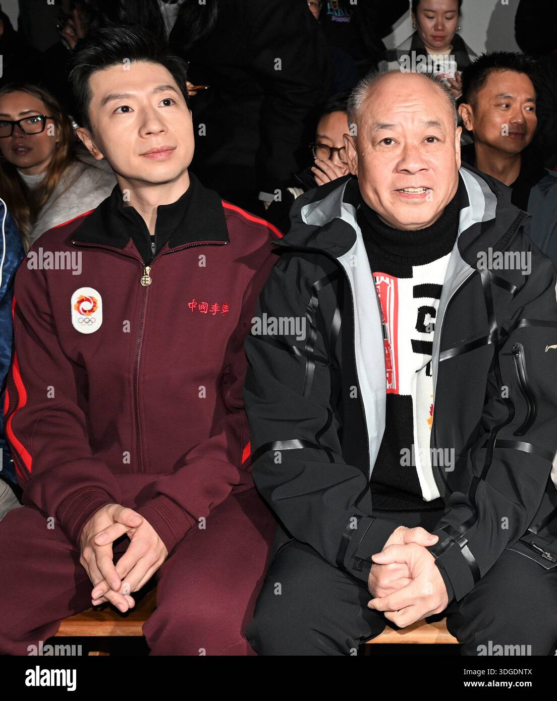 Milan, Italy. 16th Jan, 2026. Milan, Italy Li-ning Fall 2026 Men's ...