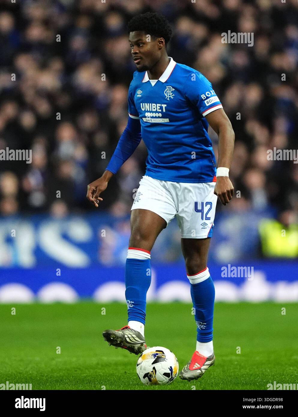 Rangers' Tochi Chukwuani during the Scottish Gas Men's Scottish Cup ...