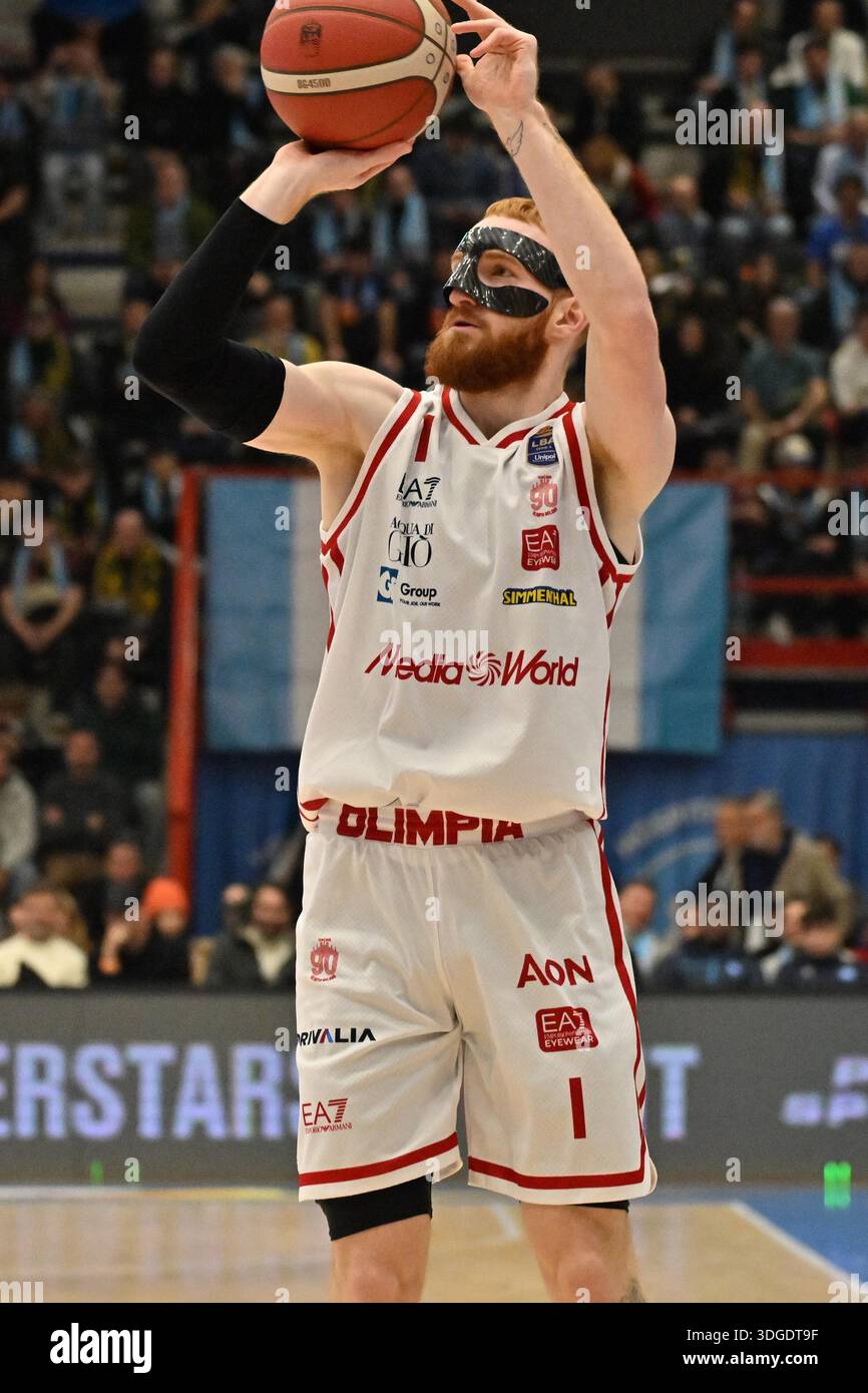 Niccolo Mannion the Italian championship Basket A1 2025-2026 match ...