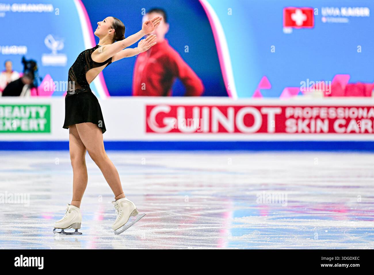 Livia KAISER (SUI), during Women Free Skating, at the ISU Figure ...