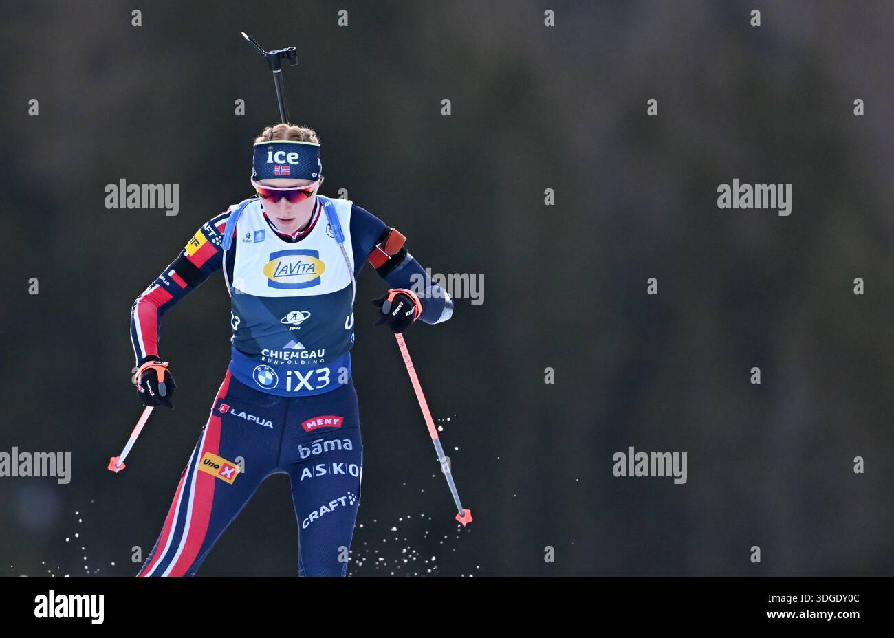 16 January 2026, Bavaria, Ruhpolding: Biathlon: World Cup, sprint 7.5 ...