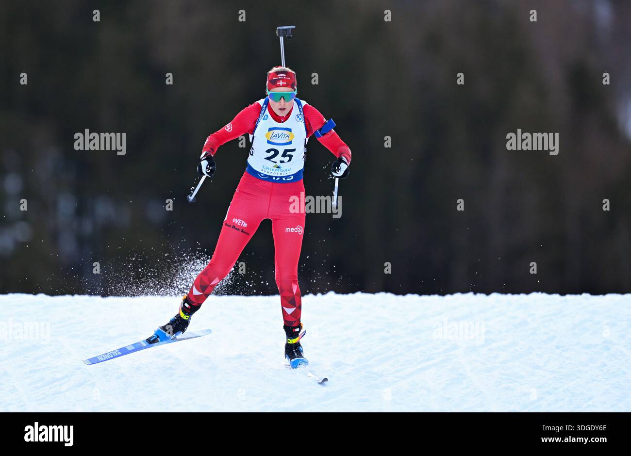 Ruhpolding, Germany. 16th Jan, 2026. Biathlon: World Cup, sprint 7.5 km ...