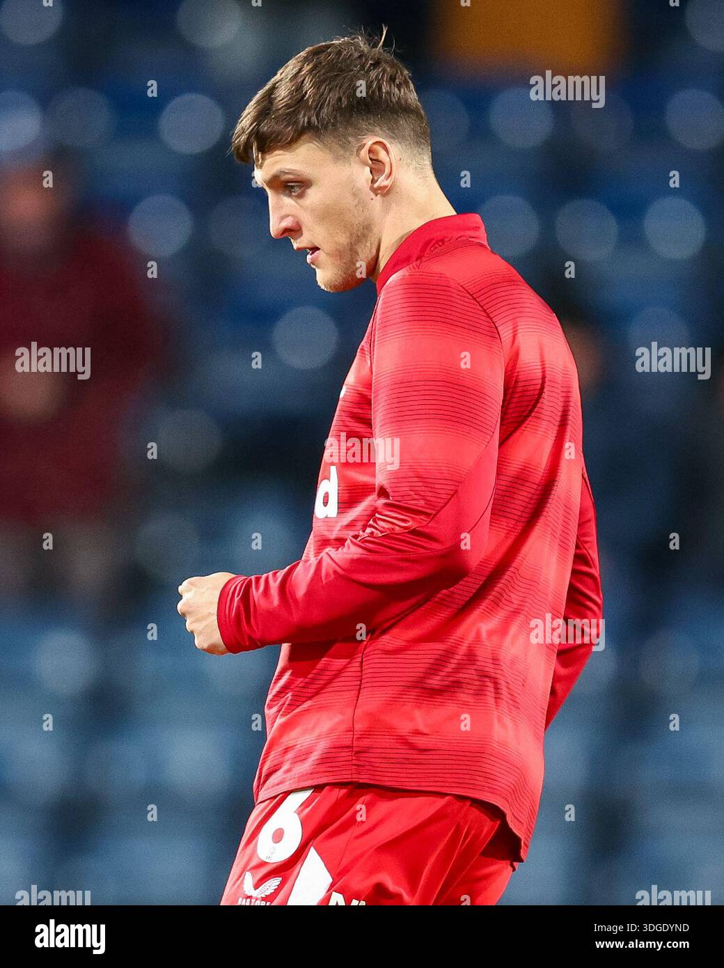 6, Dael Fry of Middlesbrough FC at warm up during the Sky Bet ...