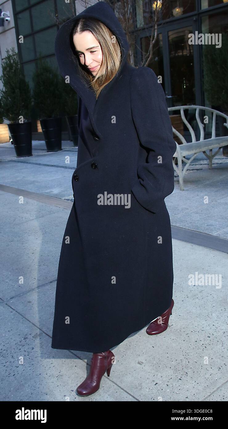 January 15, 2026 Emilia Clarke leaving to Kelly Clarkson Show to talk ...