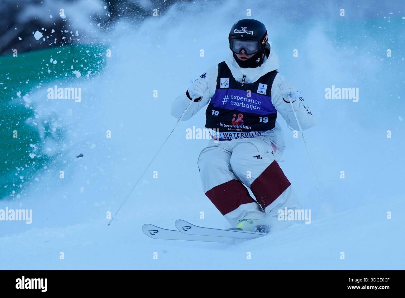 United States' Landon Wendler in the men's World Cup freestyle moguls ...