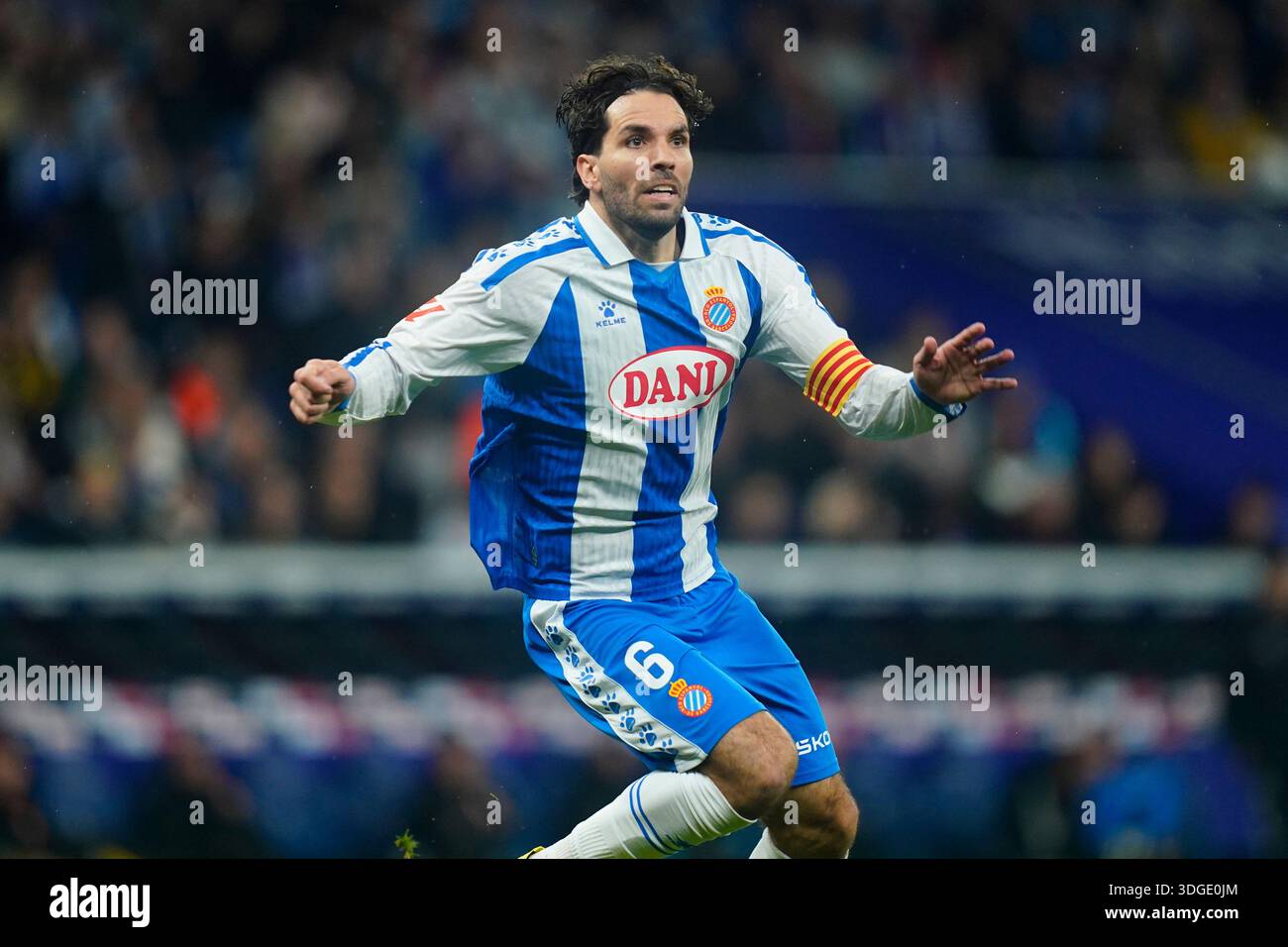 Leandro Cabrera of RCD Espanyol during the La Liga EA Sports match ...