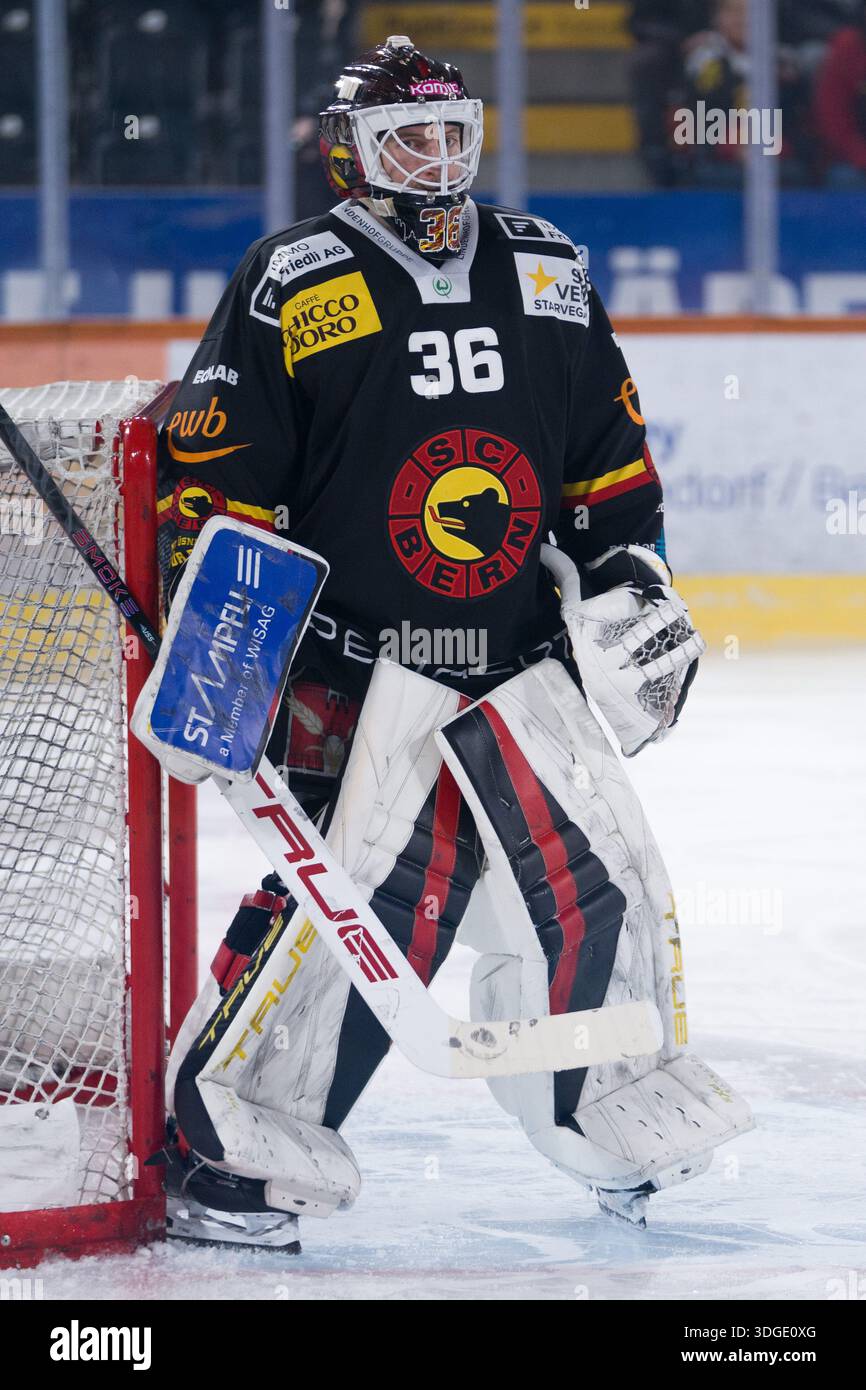 Bern, PostFinance Arena, NL: SC, USA. 16th Jan, 2026. Bern - HC Lugano ...