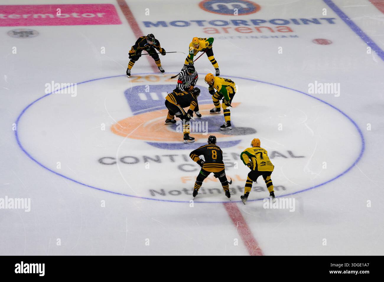 Face of between the Nottingham Panther and GKS Katowice during the ...