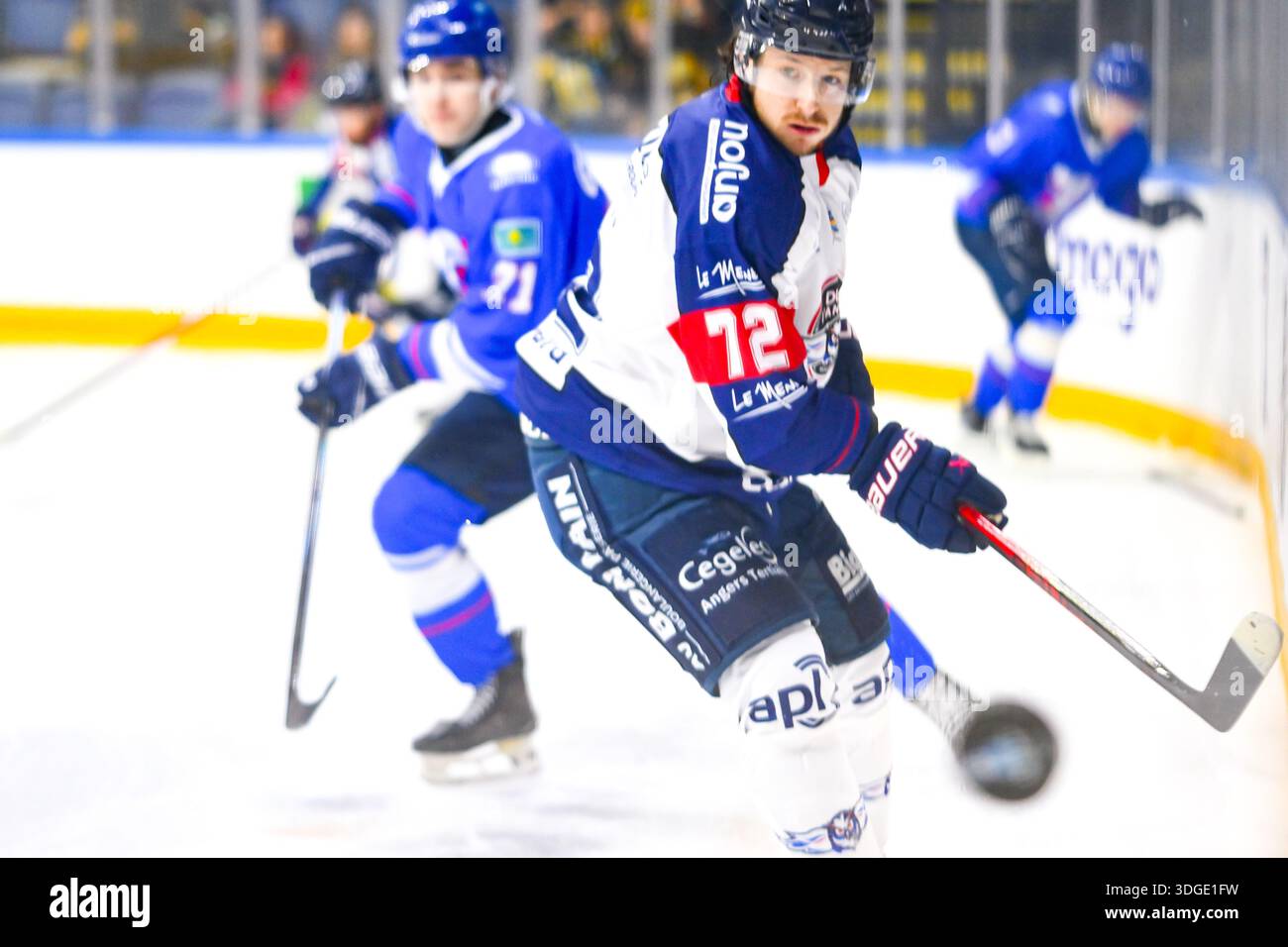 Téo Sarliève of Angers during the HC Torpedo v Angers 2026 IIHF ...