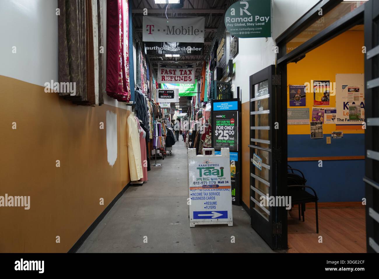 A view of the 24 Somali Mall in Minneapolis, Thursday, Jan. 15, 2026 ...