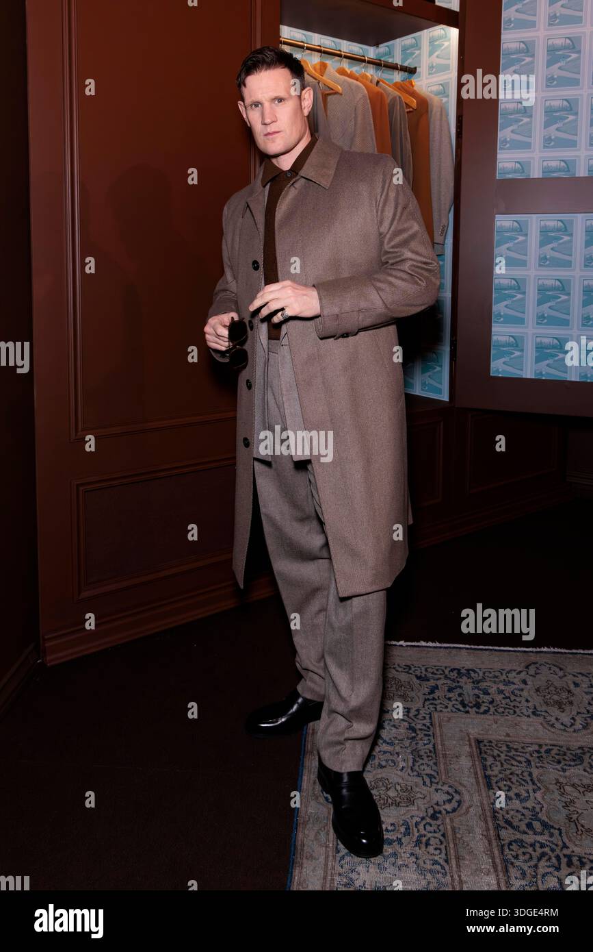 Matt Smith attends ZEGNA Fall-Winter 2026-27 runway during Paris ...