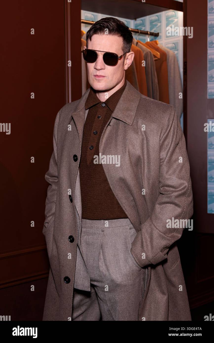 Matt Smith attends ZEGNA Fall-Winter 2026-27 runway during Paris ...