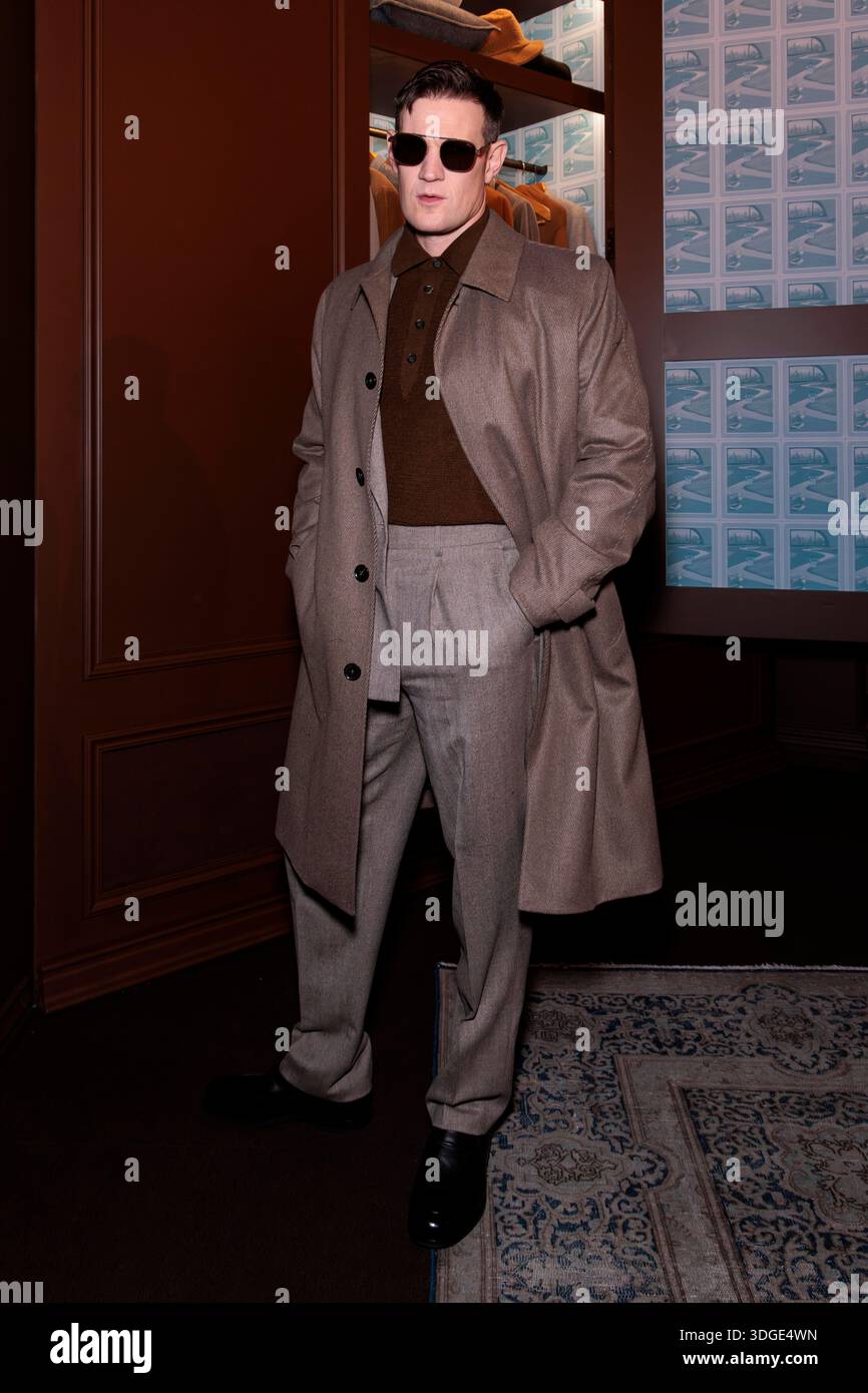 Matt Smith attends ZEGNA Fall-Winter 2026-27 runway during Paris ...